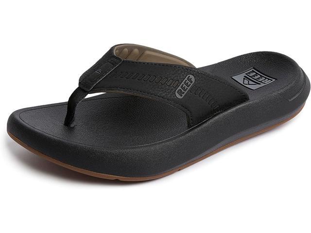 Click here for Reef Mens Swellsole Cruiser Shoes  Black/Grey  Siz... prices