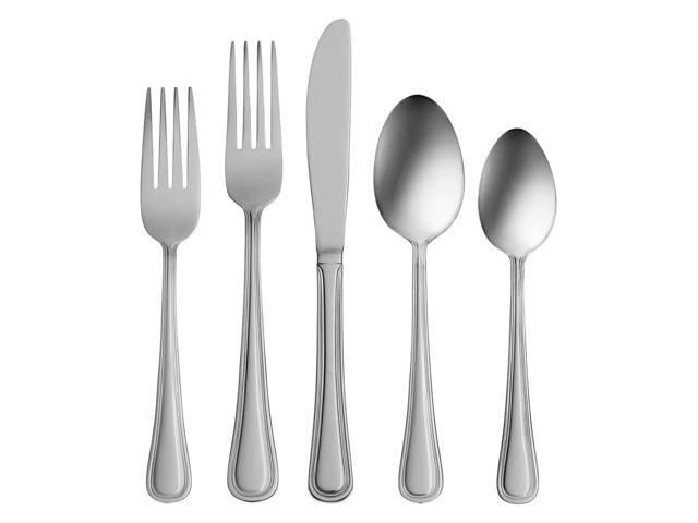 Click here for Oneida Tress Everyday 50 Piece Flatware Set  Dishw... prices