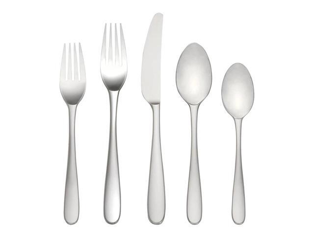 Click here for Lenox(R) Stratton Stainless Silverware 65pc. Set prices