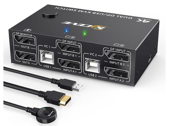 Click here for DP Dual Monitor KVM Switch DisplayPort 1.4 8K@30Hz... prices