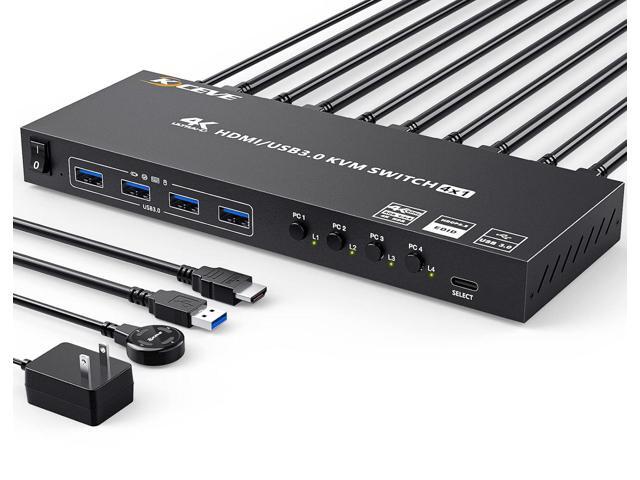 Click here for USB 3.0 KVM Switch HDMI 4 Port Support 4K@60Hz 2K@... prices