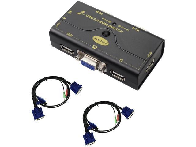 Click here for 2 Port USB 2.0 VGA KVM Switch Up to 2048x1536 Reso... prices