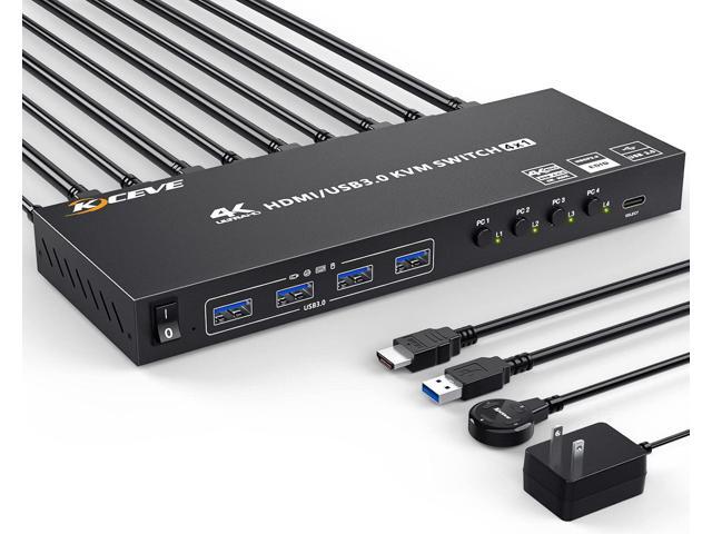 Click here for USB 3.0 KVM Switch HDMI 4 Port Support 4K@60Hz 2K@... prices