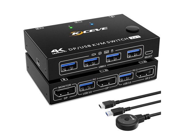 Click here for USB 3.0 KVM Switch DisplayPort 2 Ports 3440x1440@1... prices