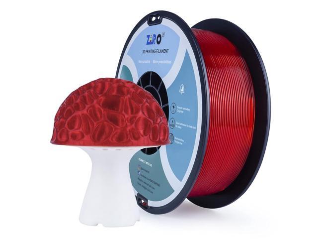 Click here for ZIRO PLA Filament 1.75mm  Transparent Red 3D Print... prices