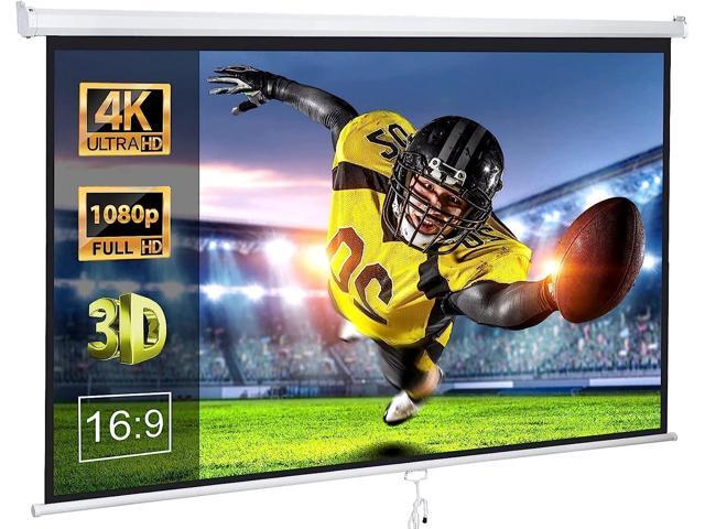 Click here for ZENY Projector Screen Pull Down 100 Inch 16:9 HD P... prices