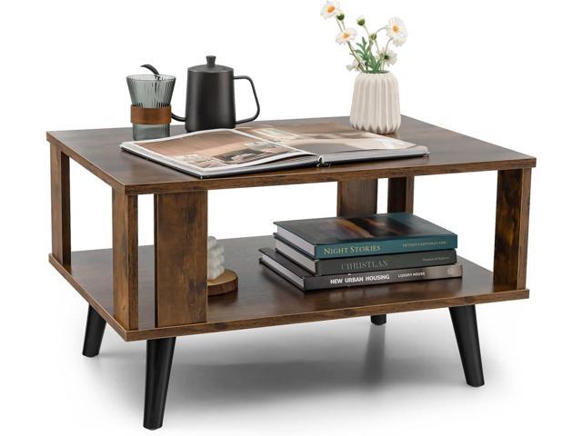 Click here for Giantex Small Wood Coffee Table  2-Tier Tea Table... prices