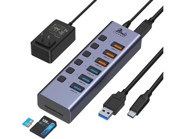 Click here for Powered USB Hub 8-Port USB Splitter with 3*USB 3.1... prices