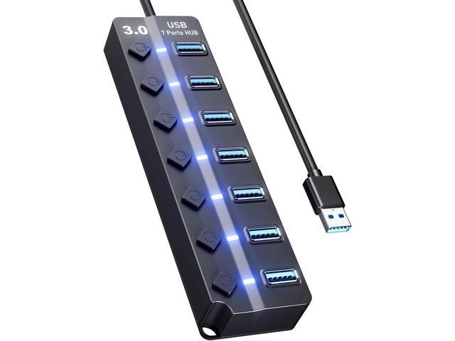 Click here for USB Hub 3.0  Eanetf 7 Port USB hub with LED Indivi... prices