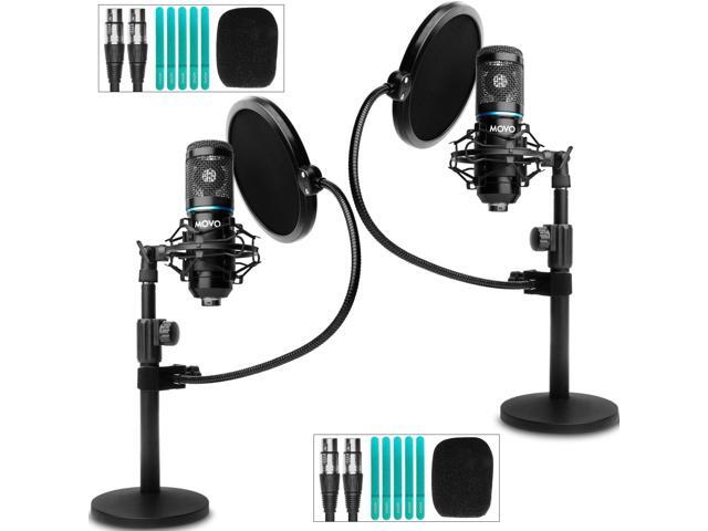 Click here for Movo PodPak2T 2-Pack Universal XLR Condenser Micro... prices