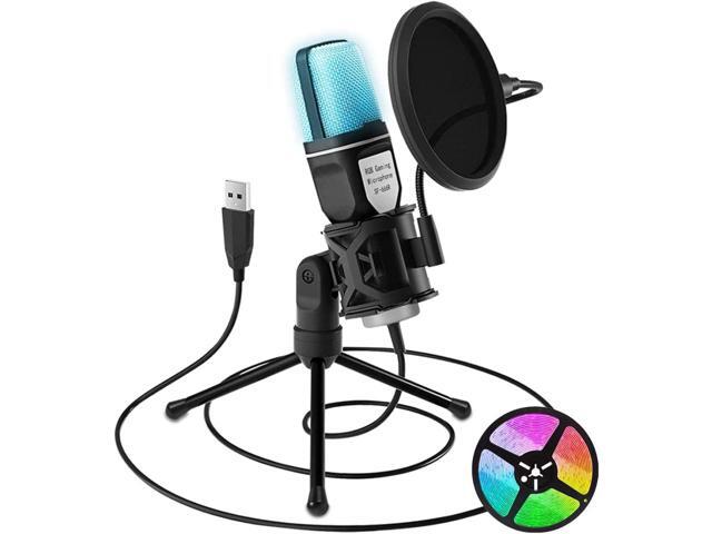Click here for RGB USB Condenser Microphone Cardioid Gaming Mic S... prices