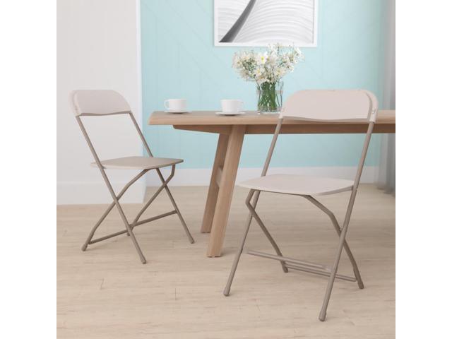 Click here for Hercules Series Plastic Folding Chair Beige - 2 Pa... prices