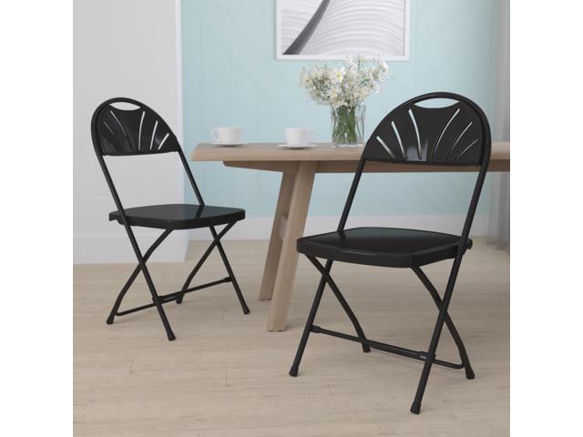 Click here for 2 Pack HERCULES Series 650 lb. Capacity Black Plas... prices