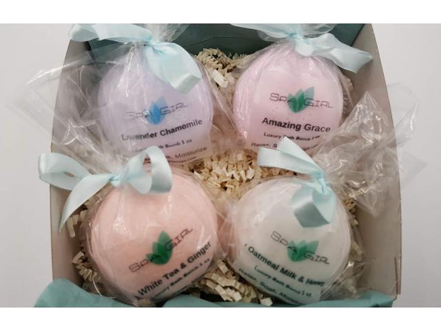 Click here for Spa Pure Natural Bath Bombs: All-Natural XL Bath B... prices