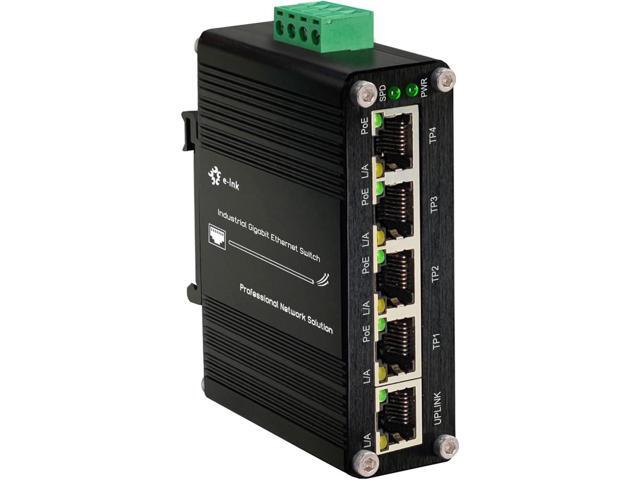 Click here for Mini Industrial 5 Ports Gigabit PoE Switch - Harde... prices