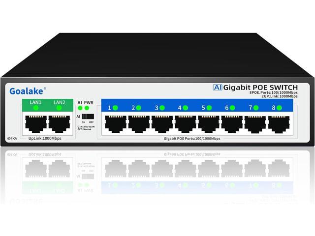 Click here for 8 Port Gigabit PoE Switch with 2 Gigabit Uplink  U... prices