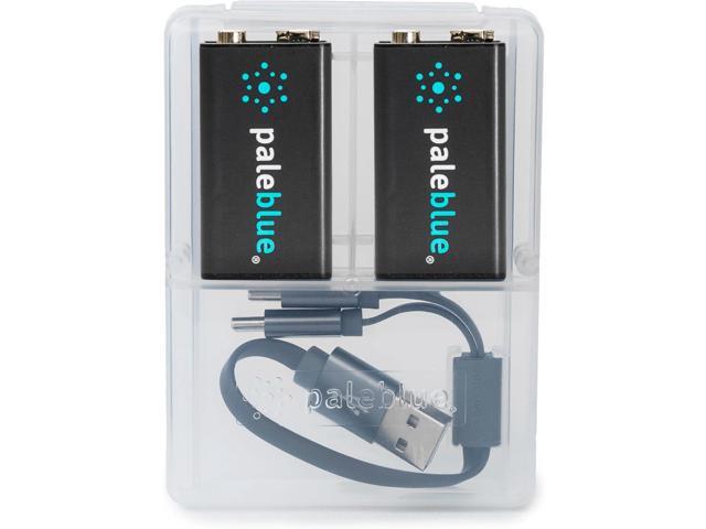 Click here for paleblue USB Rechargeable 9V Batteries (2-Pack) -... prices