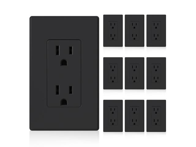 Click here for ELEGRP Matte Black Standard Decorator Electrical W... prices