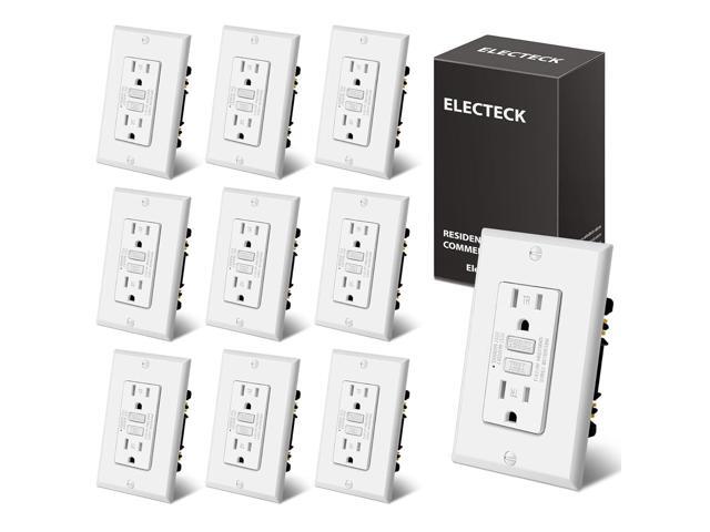 Click here for ELECTECK 10 Pack GFCI Outlets 15 Amp  Tamper Resis... prices