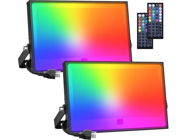 Click here for Onforu 2 Pack RGBW LED Flood Light 800W Equivalent... prices