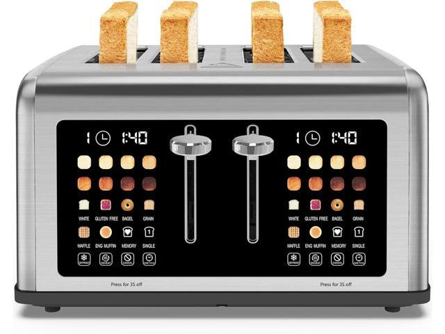 Click here for 4 Slice Toaster Touch Screen  Stainless Steel Toas... prices