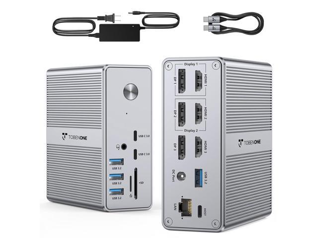 Click here for TobenONE DisplayLink Docking Station Triple Monito... prices