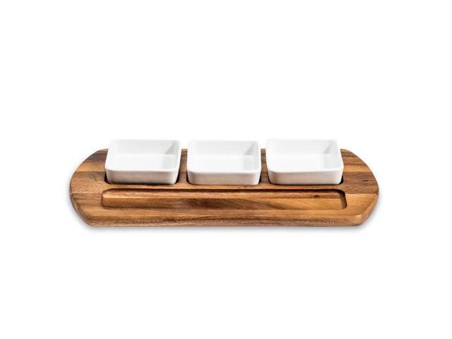 Click here for Kalmar Home Charcuterie / Serving Tray with 3 Squa... prices