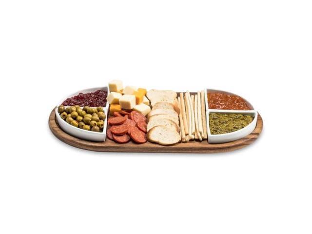 Click here for Kalmar Home Charcuterie / Serving Tray with 4 Tria... prices