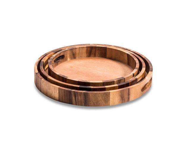 Click here for Kalmar Home Set of 3 Round Serving Tray - 13 15 17 prices