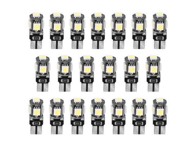 Click here for 20Pcs T10 SMD5050 LED 6000K Wedge Dome Map Plate F... prices