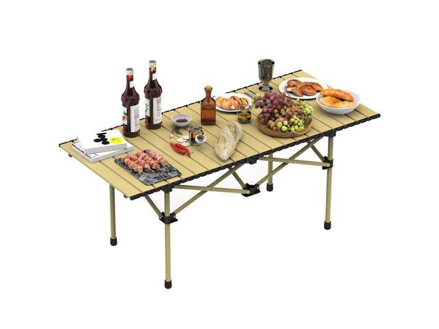 Click here for Fresh Fab Finds Folding Camping Table Roll-Up Stee... prices