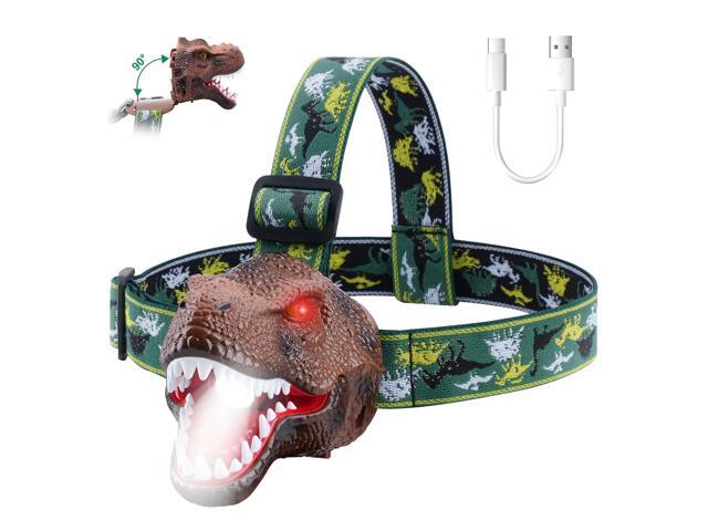Click here for Fresh Fab Finds Dinosaur Headlamp Flashlight w/ Ro... prices