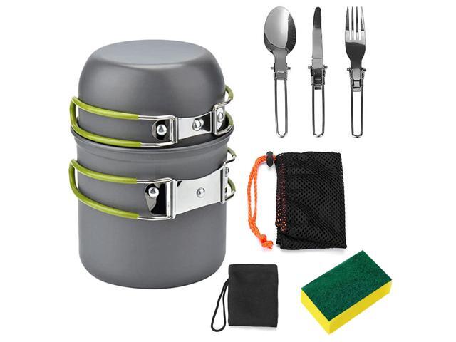 Click here for Fresh Fab Finds 8Pcs Camping Cooking Ware Set Alum... prices