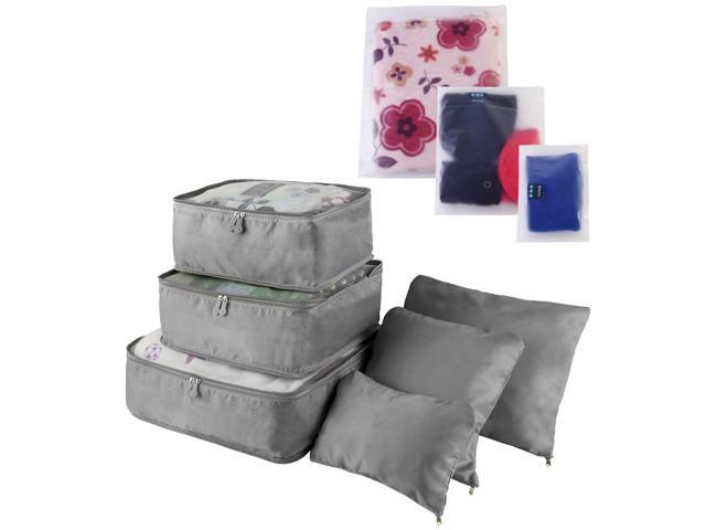Click here for Fresh Fab Finds 9Pcs Travel Packing Cubes Water-Re... prices