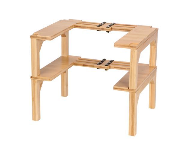 Click here for Fresh Fab Finds 2-Tier Expandable Bamboo Spice Rac... prices