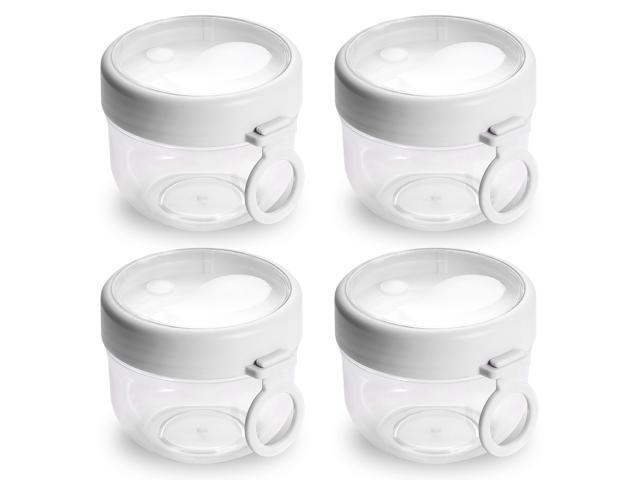 Click here for Fresh Fab Finds 4Pcs Leak-Proof Overnight Oats Jar... prices