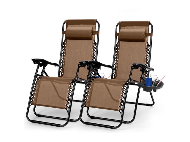 Click here for Fresh Fab Finds 2Pk Zero Gravity Lounge Chairs w/... prices