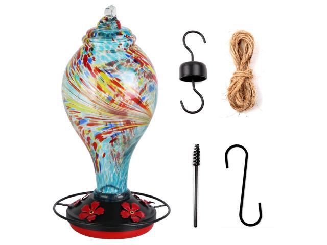 Click here for Fresh Fab Finds Glass Hummingbird Feeder 33oz Hand... prices