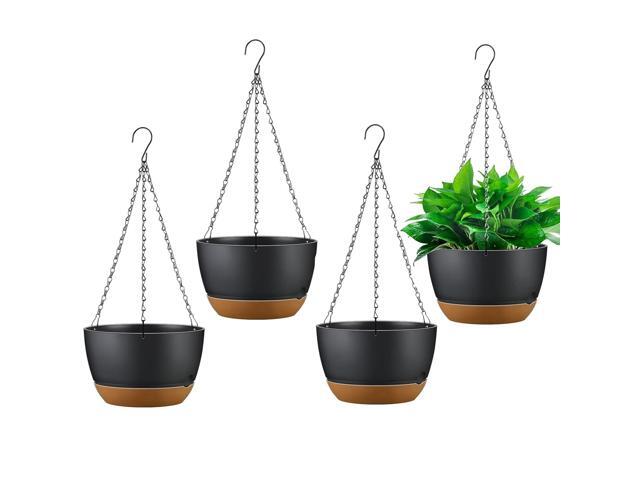 Click here for Fresh Fab Finds 4Pcs 9.64in Hanging Planters w/ Se... prices