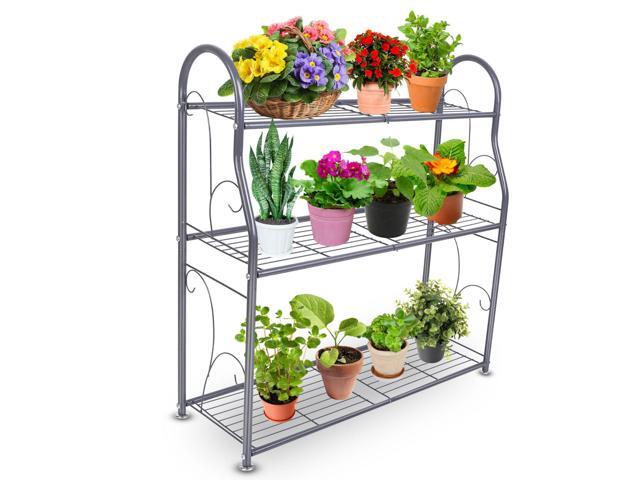 Click here for Fresh Fab Finds 3-Tier Plant Stand Shelf 88LBS Pot... prices