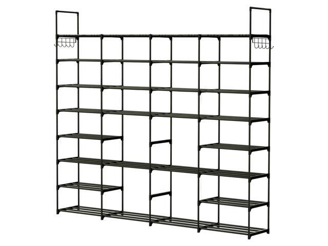 Click here for Fresh Fab Finds 8-Tier 4-Row Metal Shoe Rack for 5... prices
