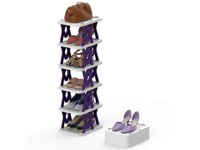 Click here for Fresh Fab Finds 6-Tier Foldable Vertical Shoe Rack... prices
