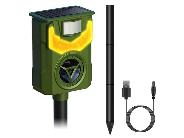 Click here for Fresh Fab Finds Solar Animal Repeller w/ Flame Lig... prices