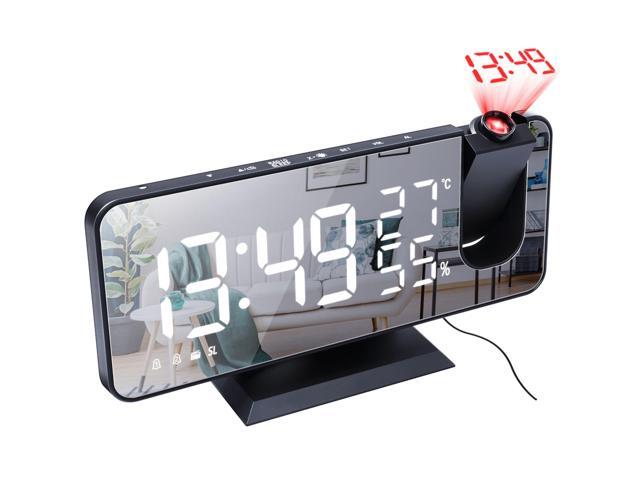 Click here for Fresh Fab Finds Mirror LED Projection Clock USB Du... prices