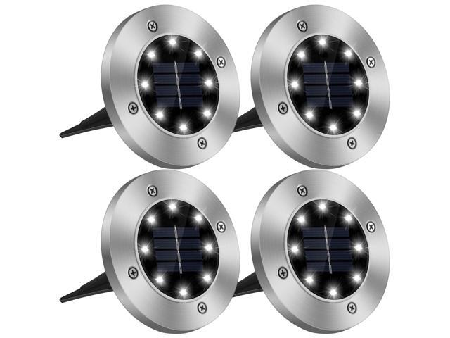 Click here for Fresh Fab Finds 4Pcs Solar Ground Lights Outdoor W... prices