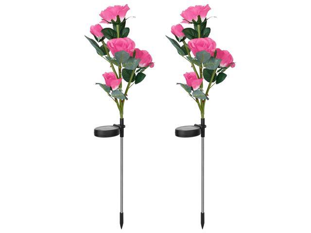 Click here for Fresh Fab Finds 2Pcs Solar Rose Flower Lights Wate... prices