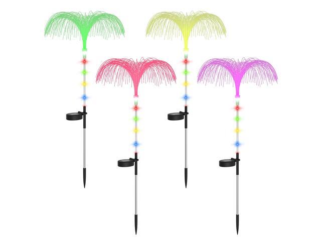 Click here for Fresh Fab Finds 4Pcs Solar Jellyfish Lights IP44 W... prices
