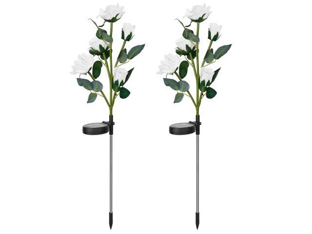 Click here for Fresh Fab Finds 2Pcs Solar Rose Flower Lights Wate... prices