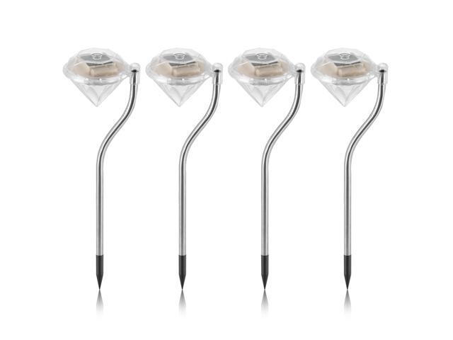 Click here for Fresh Fab Finds 4Pcs Solar Diamond Lights IP65 Col... prices