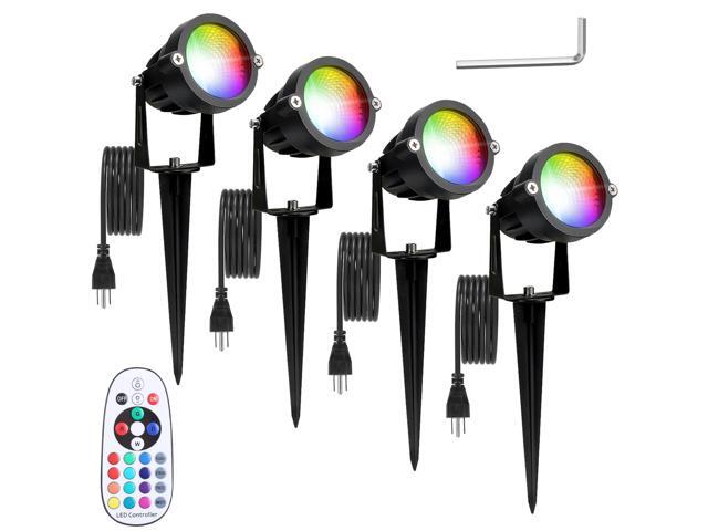 Click here for Fresh Fab Finds 4Pcs RGBW Landscape Spotlights 16... prices